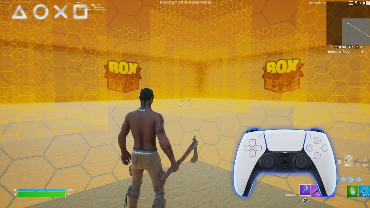 PS5 Fortnite Box Fight PvP Pro Dualsense Edge Gameplay (4K 120FPS ...