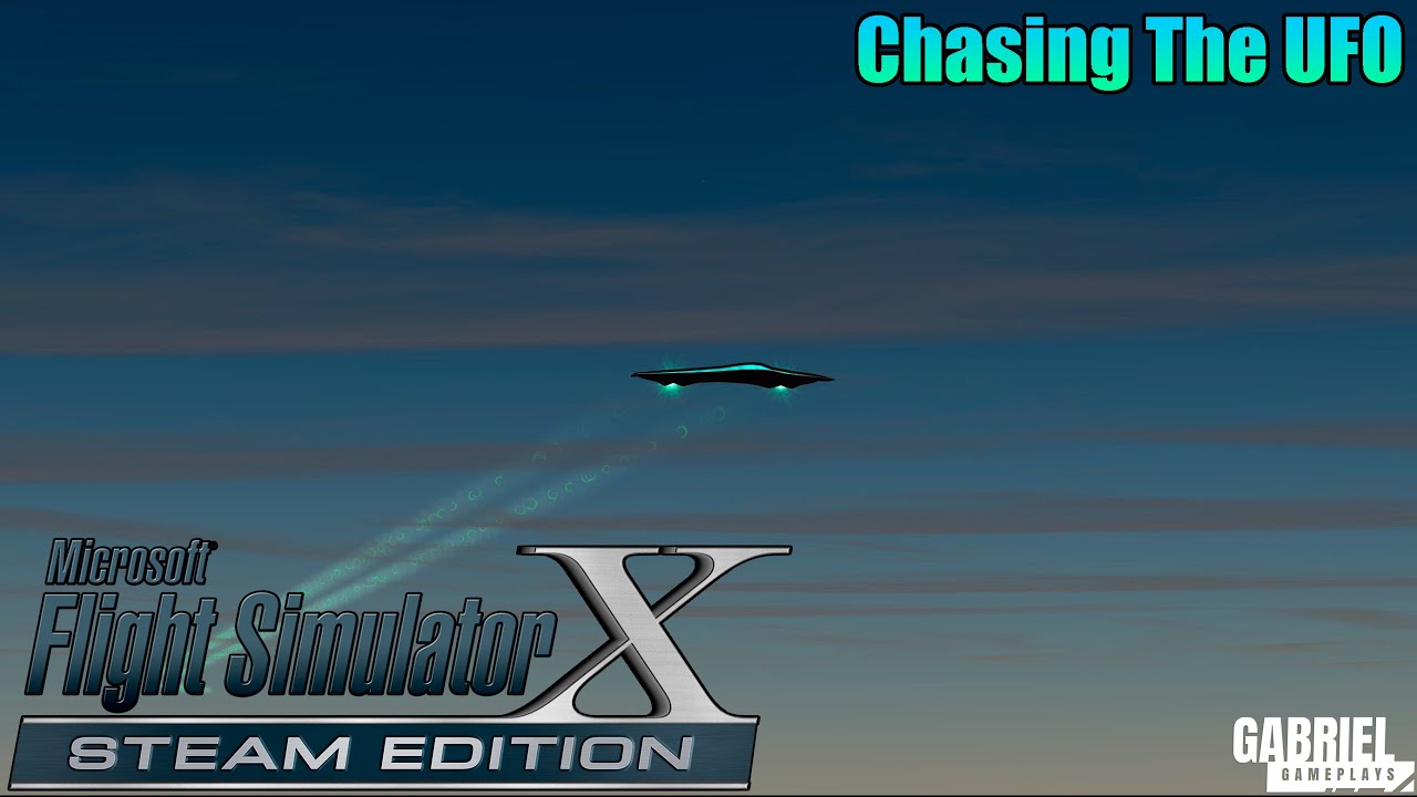 Chasing The UFO | Flight Simulator X - YouTube