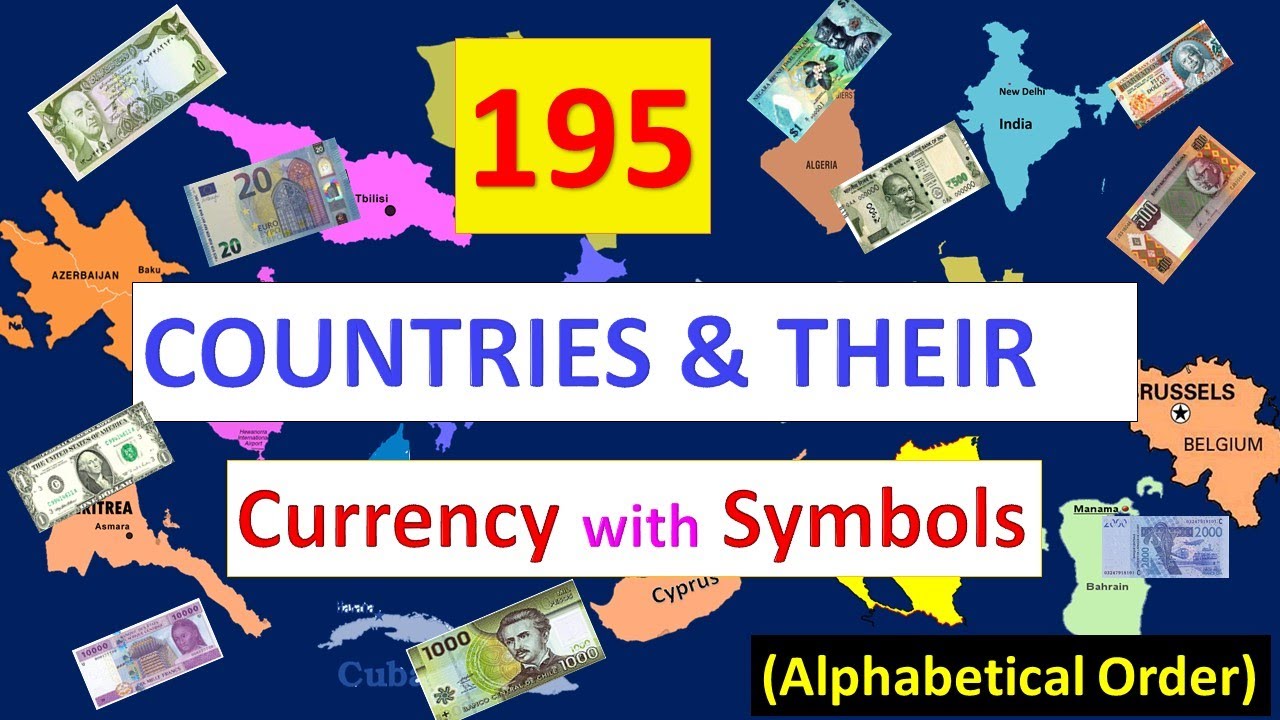 Countries And Their Currency With Symbols Countries And Currency Countries And Their Currency With Symbols Countries And Currency