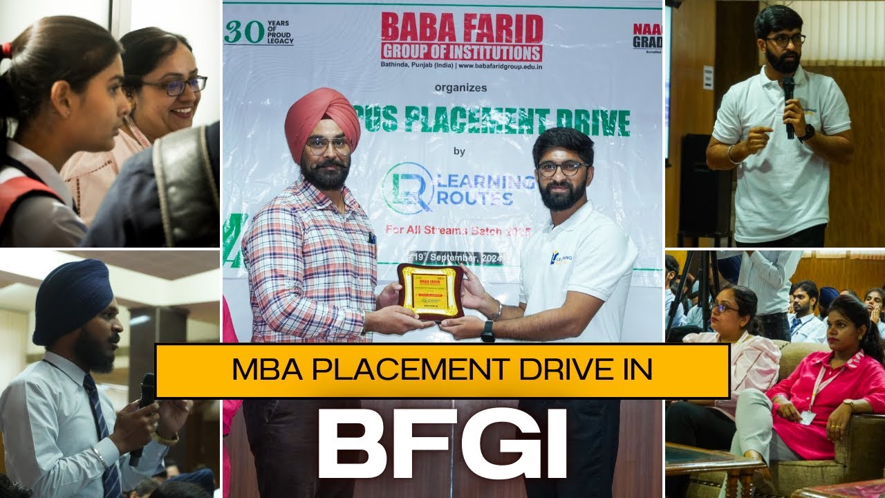 PROCESS OF JOB PLACEMENT FOR "MBA" | BFGI | #learningroutes # ...