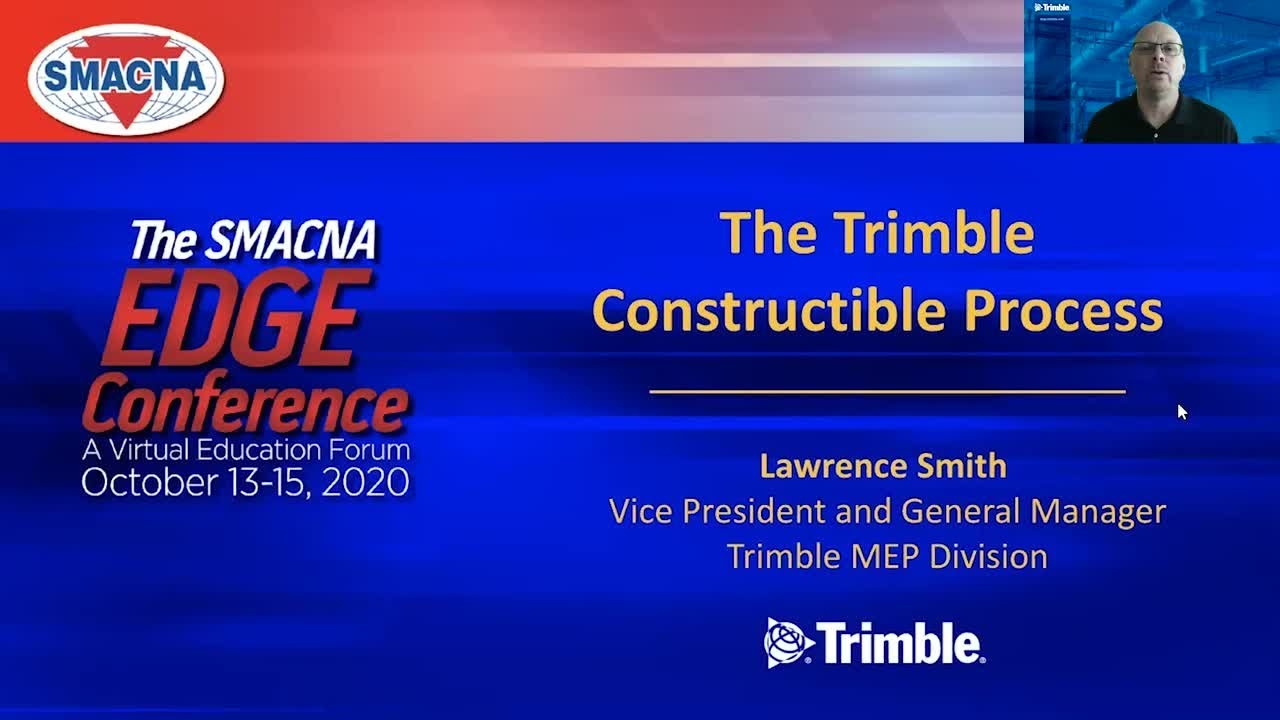 Connected Construction - Trimble MEP at The 2020 SMACNA Edge Conference ...