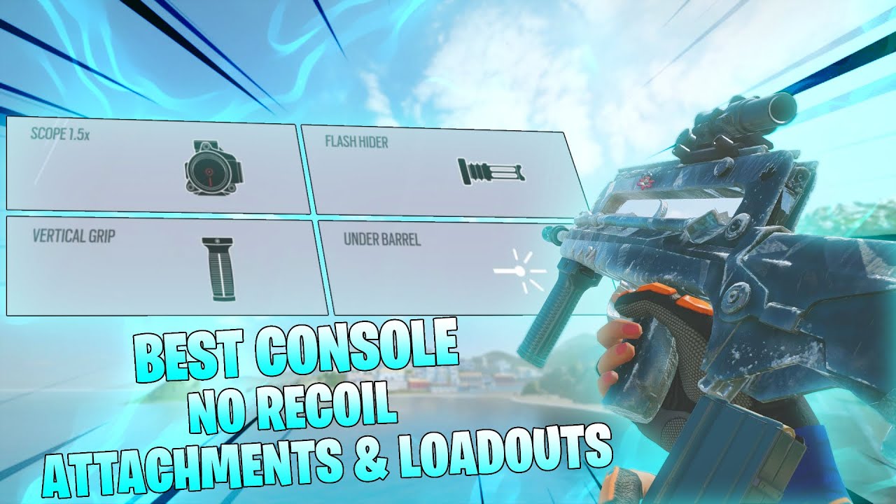 The BEST *NO RECOIL* Loadouts and Attachments for ALL OPERATORS (PS5 ...