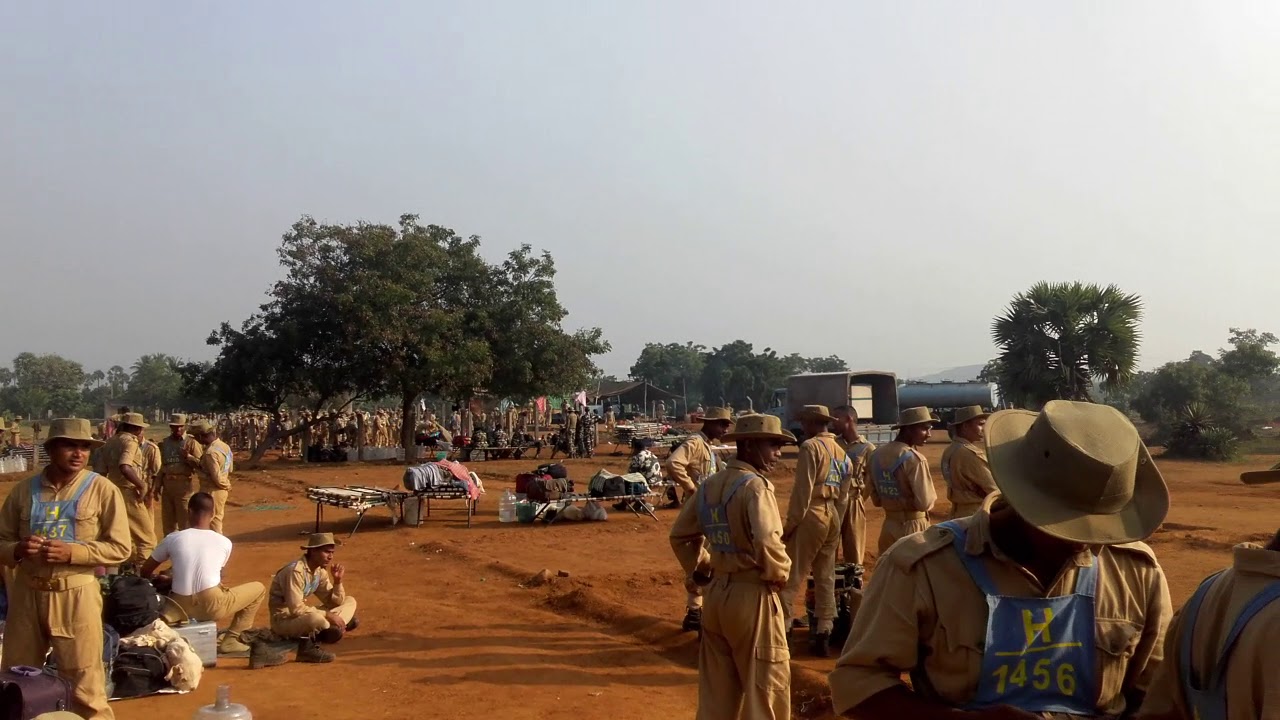 My training period jungle crpf camp avadi tamilnadu - YouTube