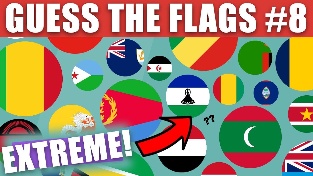 Extreme Flag Quiz of World #Flags | 4 Minute Flags #8 - YouTube
