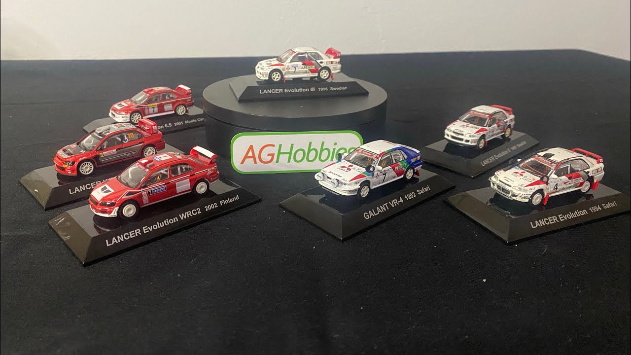 Mitsubishi RALLIART Rally Car Collection Complete Evolution Galant VR 4 ...