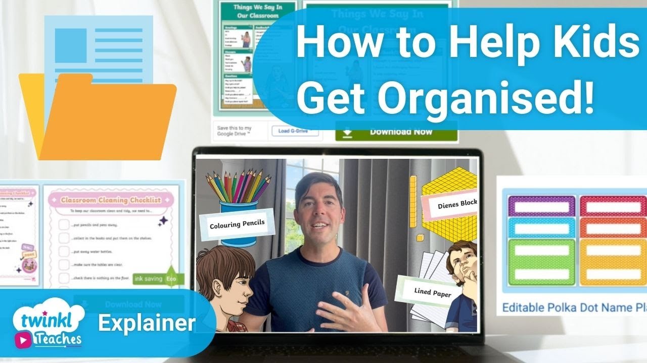 How to Help Kids Get Organised - YouTube