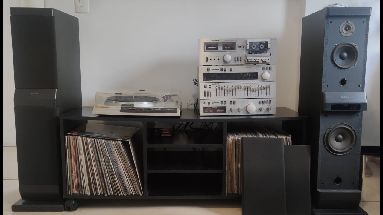 Som Gradiente Vintage S126 conjunto completo à venda! - YouTube