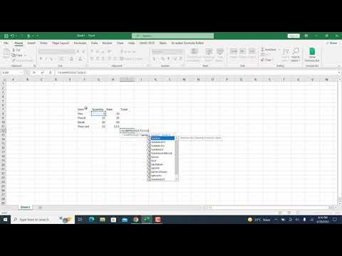 Efficiently Calculate Total Price in Excel using SUMPRODUCT: Beginner's Guide - YouTube