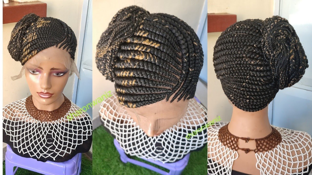 Side Bun It's A Wig Braided wig Affordable Braided Wig‼️Beginner ...