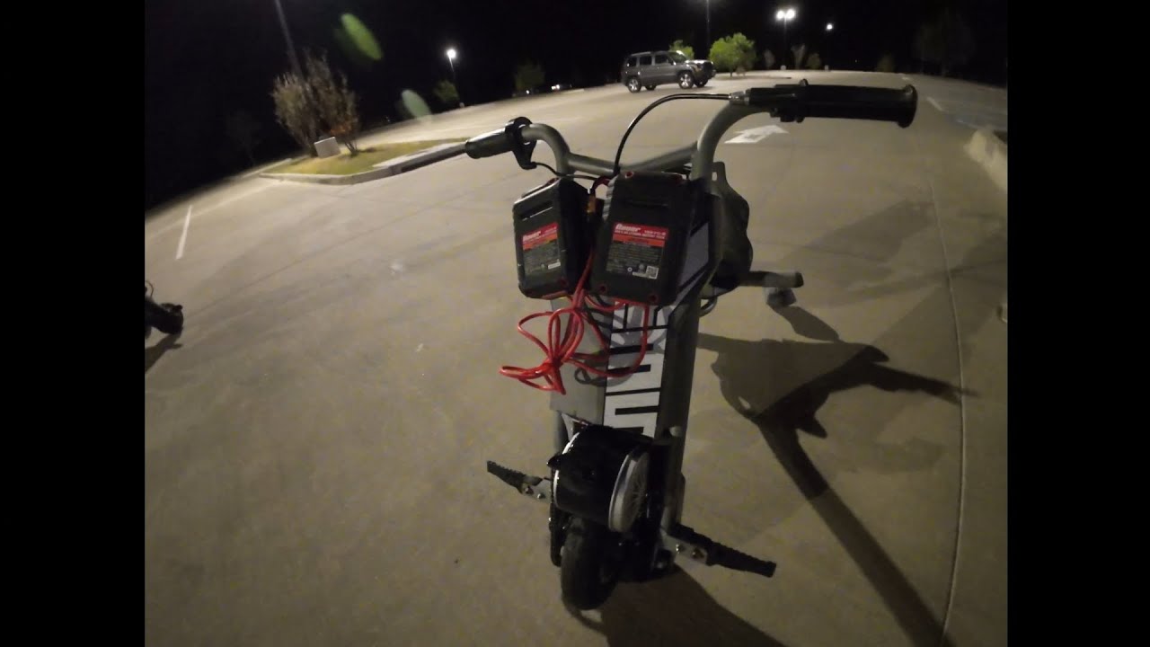 Modded razor powerrider 360 test ride (ft. my cammed rcsb ride along ...