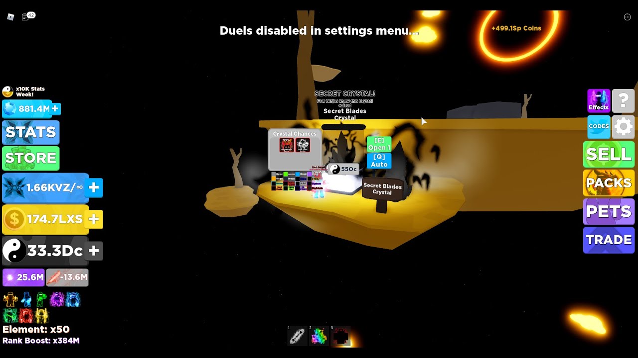 SHADOWSTORM!⚡Ninja Legends (Secret pet crystal location) - YouTube