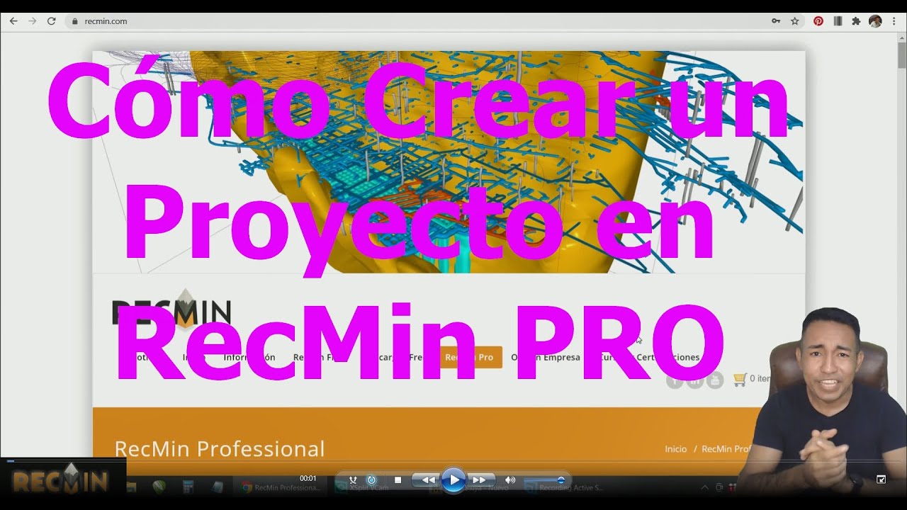 Como crear un proyecto en RecMin PRO - YouTube