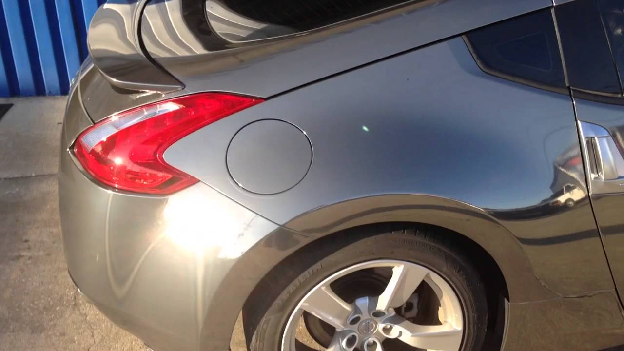 Custom Nissan 370z Avery Black Chrome Wrap - YouTube