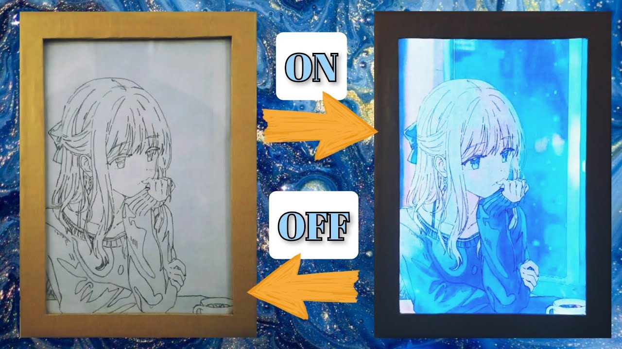 DIY Light Painting Art - Aladdin SR - YouTube