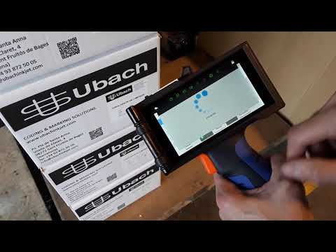 Marcaje sobre cajas de cartón con impresora portátil de Ubach - YouTube
