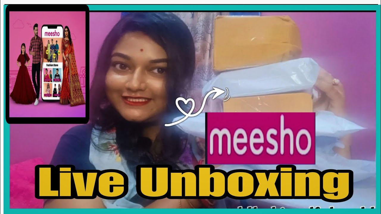 Meesho Live Unboxing ।। Meesho Haul ।।#sraddhakisoulfulworld #yt # ...