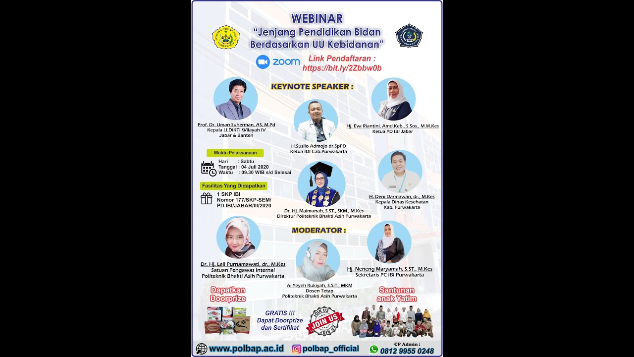 WEBINAR POLBAP "JENJANG PENDIDIKAN BIDAN BERDASARKAN UU KEBIDANAN ...
