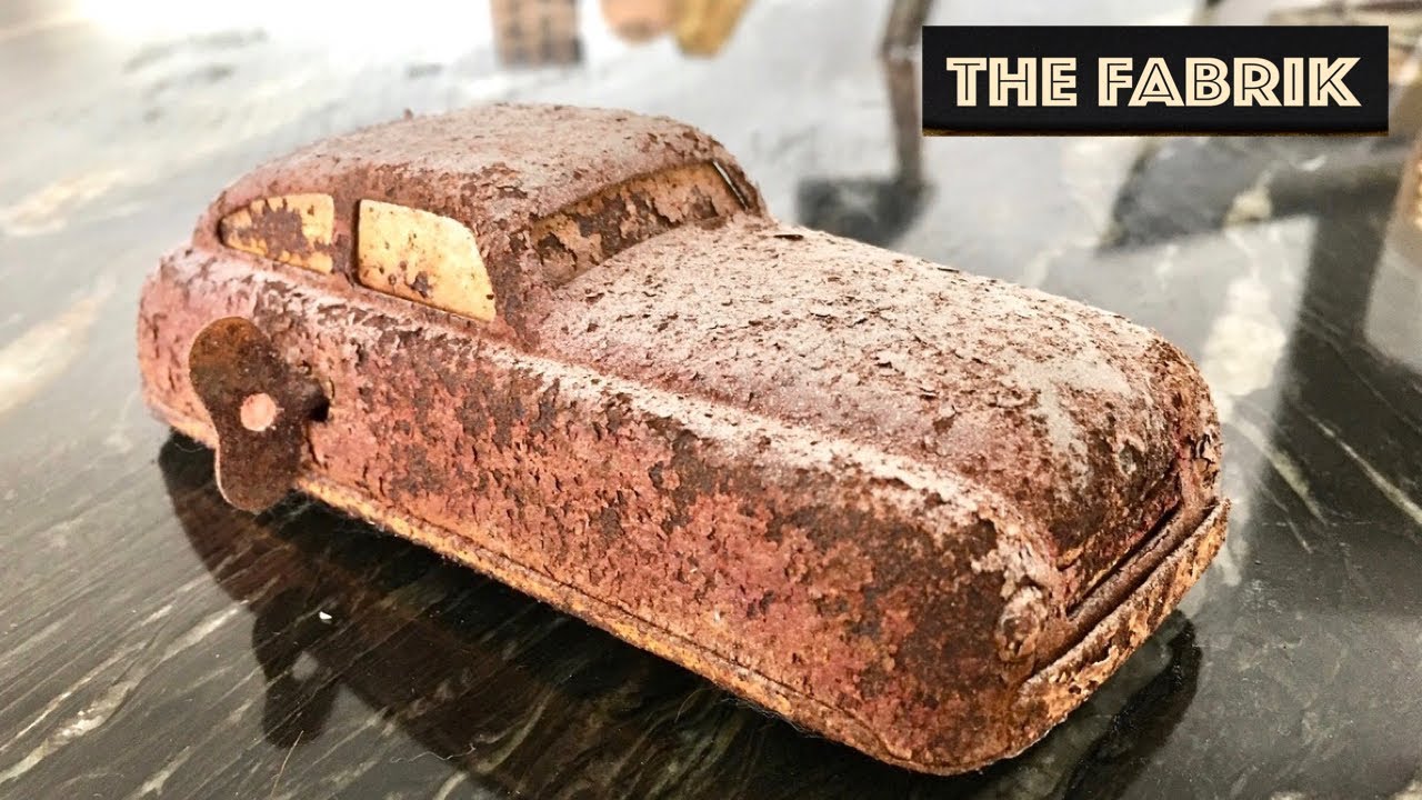 Rare SuperSpiro antique rusty toy 1950. Full restoration - YouTube