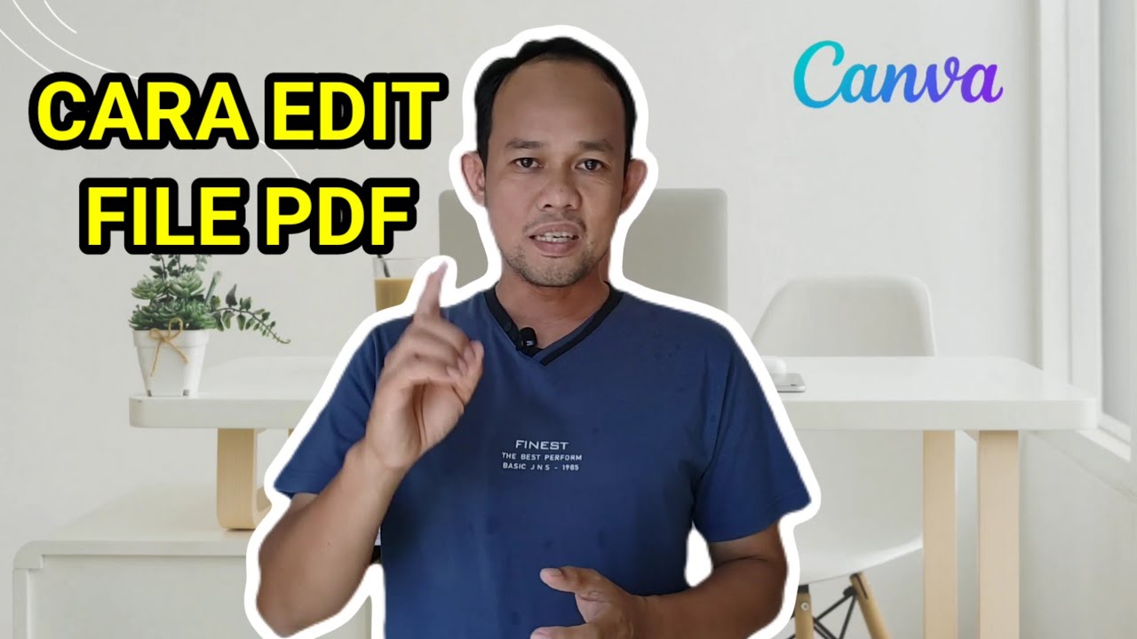 CARA EDIT FILE PDF DENGAN MUDAH, CUKUP DENGAN CANVA - YouTube