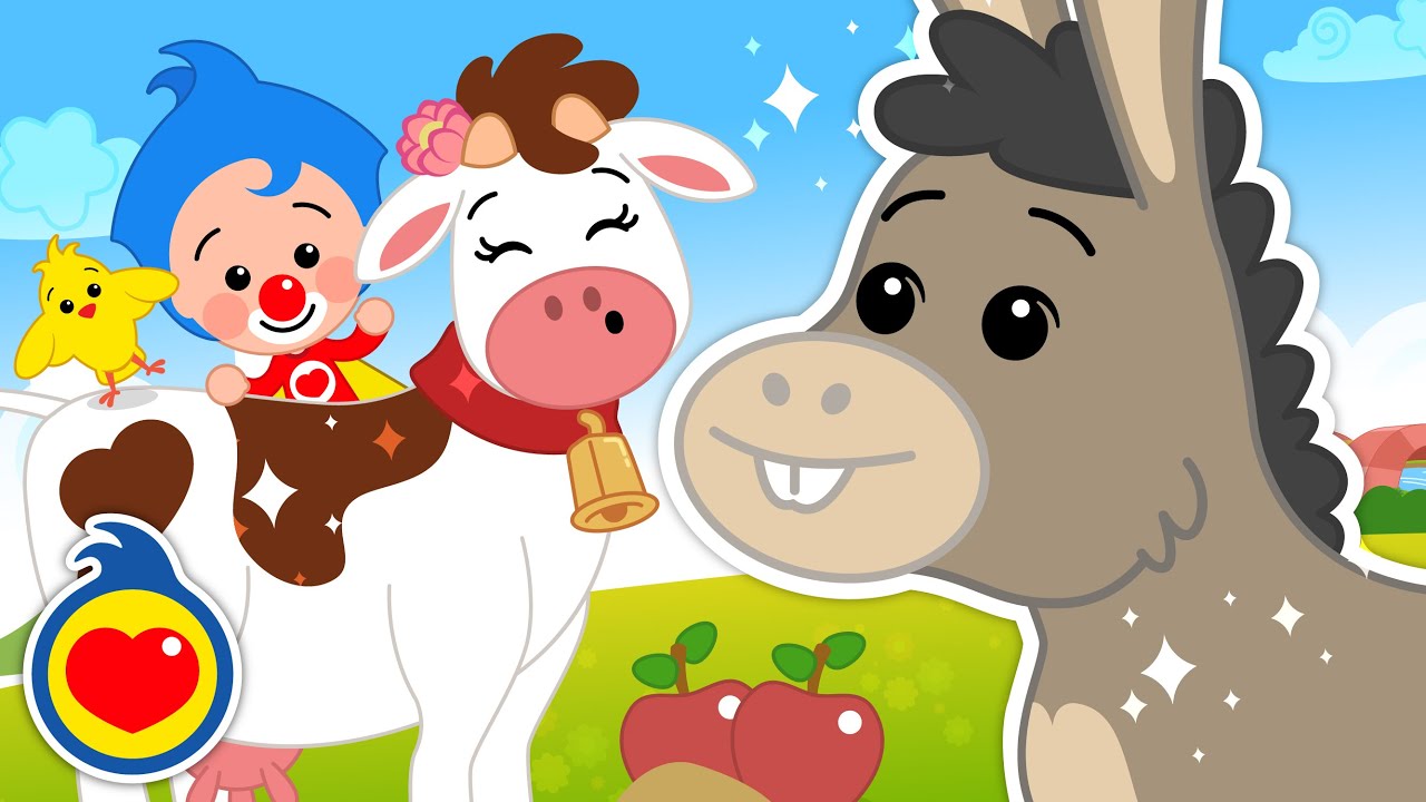 A Mi Burro - Y Más Canciones Infantiles de Animales ♫ Plim Plim - YouTube