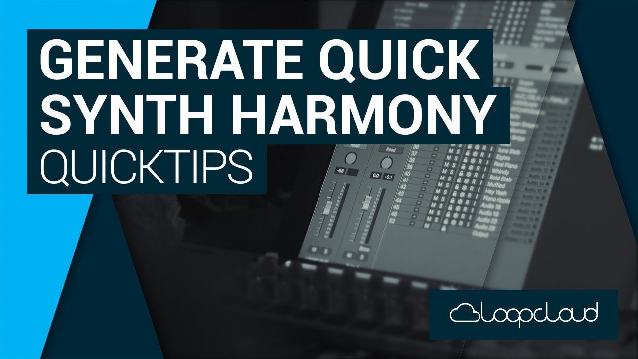 Generate Instant Synth Harmony | Loopcloud Quick Tip Tutorial - YouTube