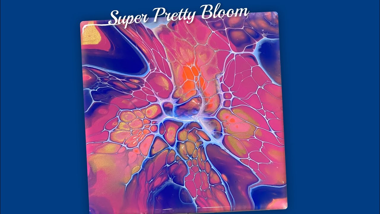 (667) Super Bloom Technique, Awesome Results, Acrylic Pouring/Shelee ...