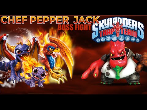 Skylanders Trap Team Playthrough Part 11 - Chef Pepper Jack Boss Fight ...
