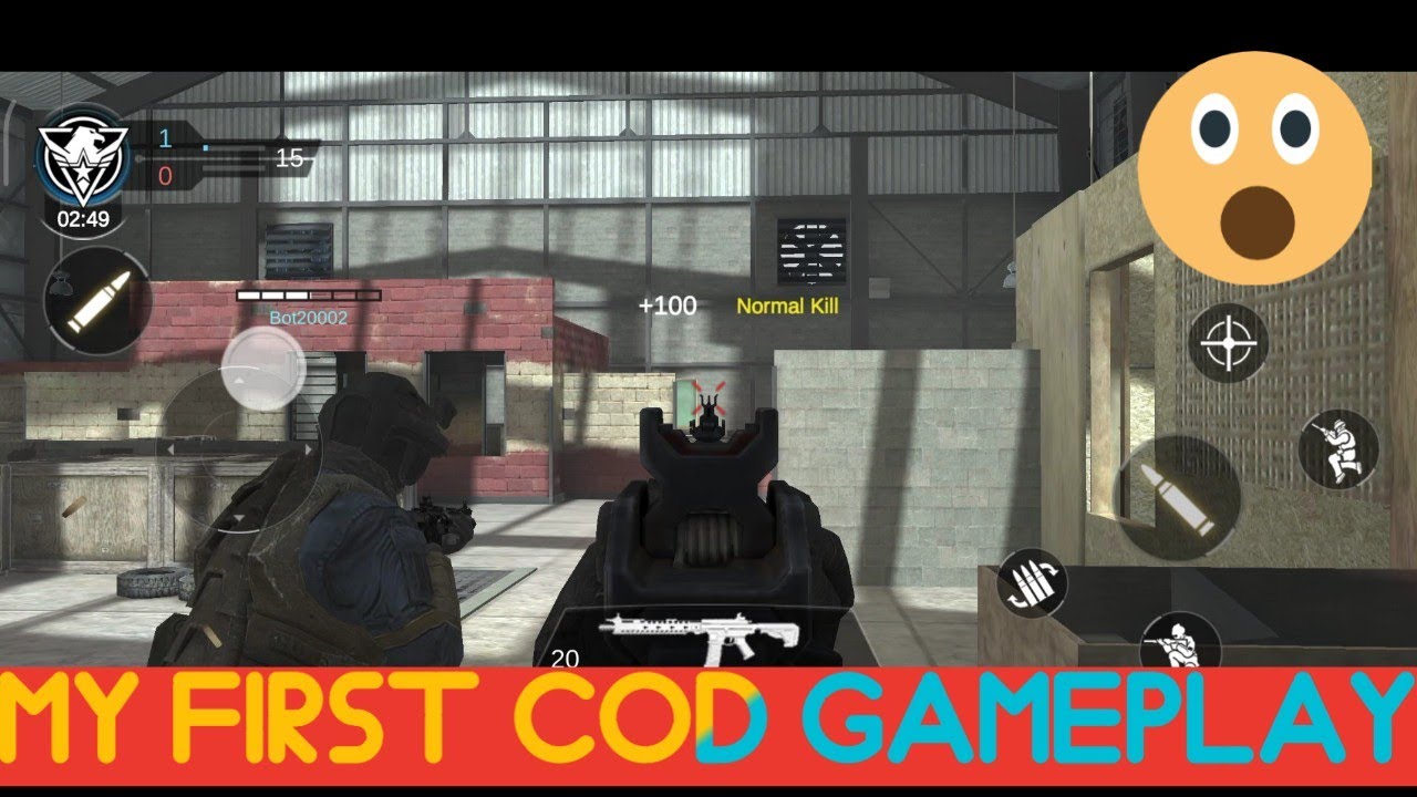 My First Ever COD Gameplay - YouTube