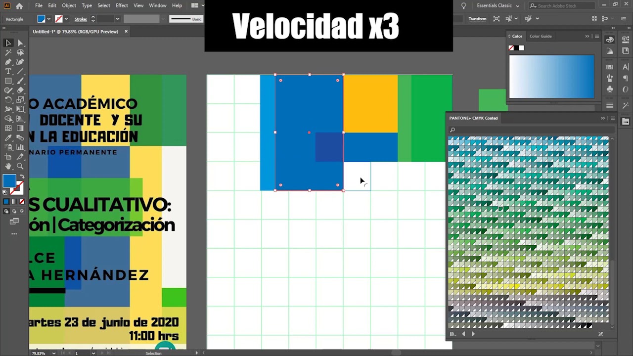 Diseñar con retícula en Illustrator - YouTube