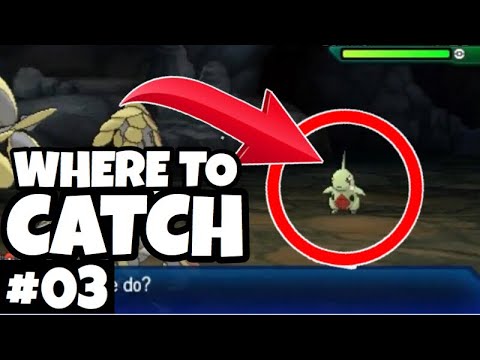 ULTRA SUN / ULTRA MOON Where To Catch / Get Larvitar - Diglett tunnel ...