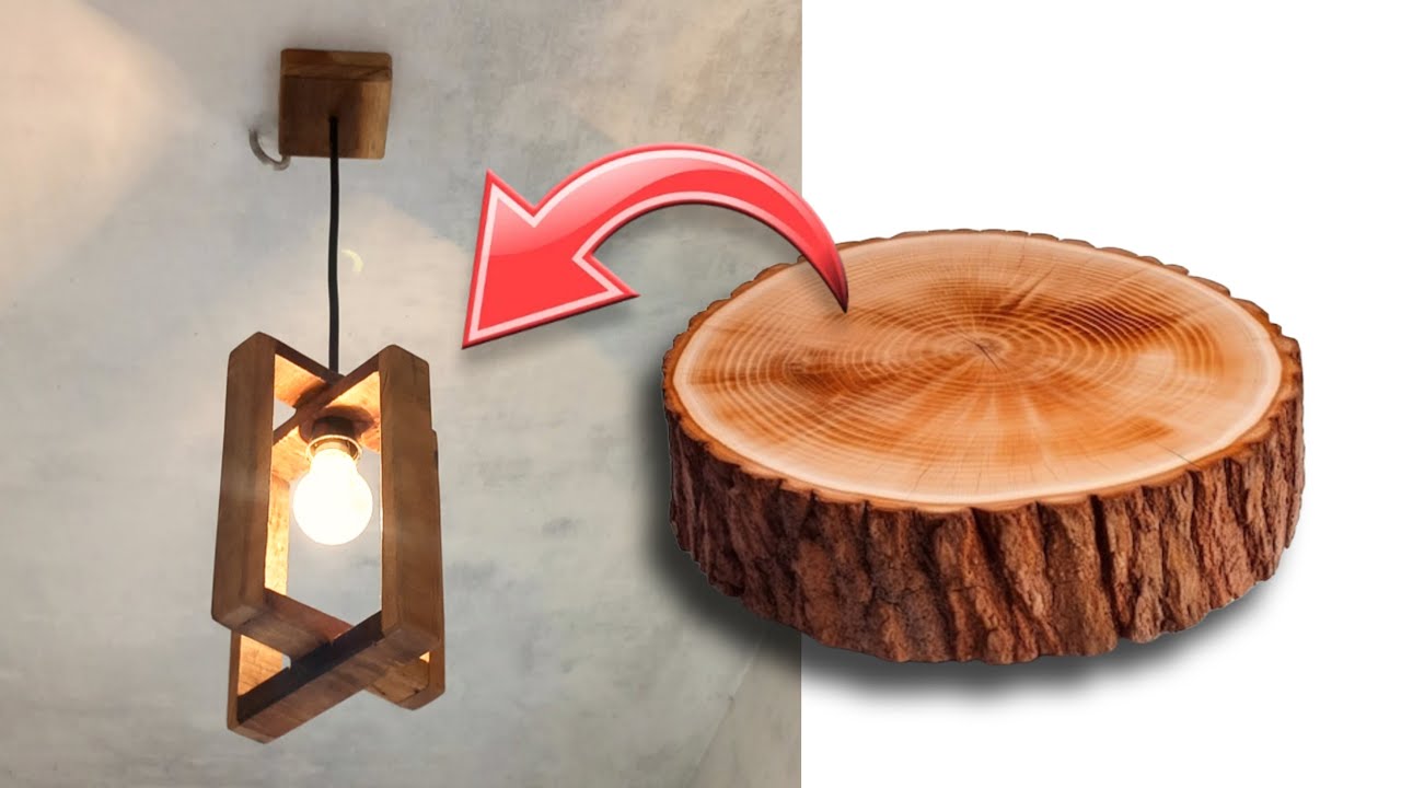 Wooden luxury light || make diy wood || CM TECHVLOG - YouTube