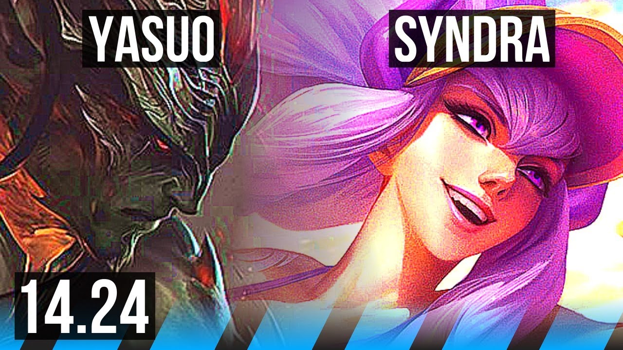 YASUO vs SYNDRA (MID) | 6/0/1, Dominating | KR Diamond | 14.24 - YouTube