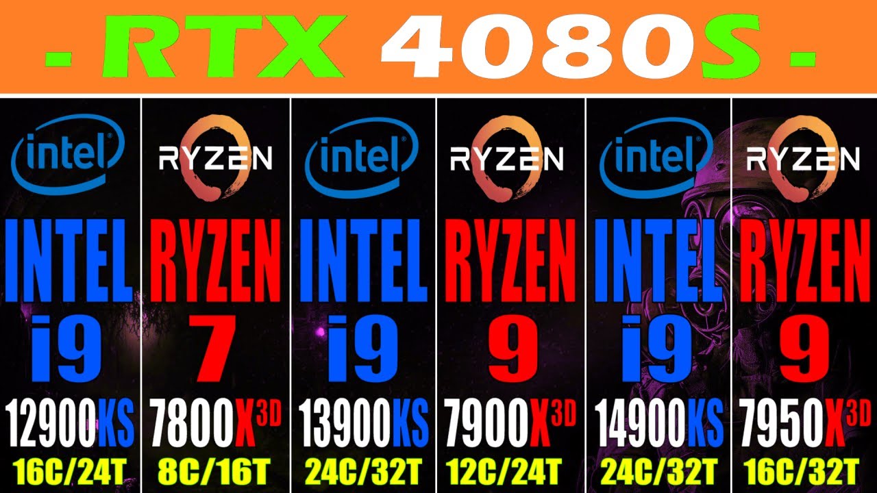 i9 12900KS vs R7 7800X3D vs i9 13900KS vs R9 7900X3D vs i9 14900KS vs ...