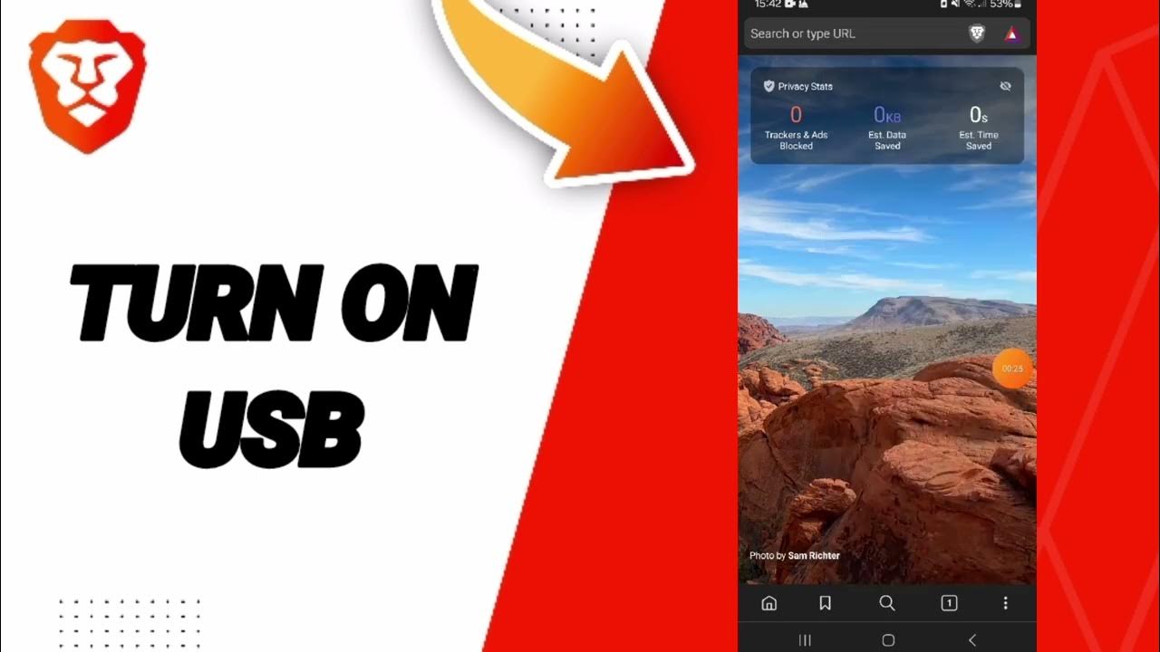 How To Turn On USB On Brave Private Web Browser,VPN App - YouTube