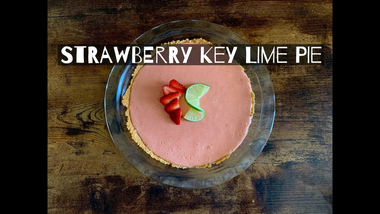 Strawberry Key Lime Pie | Simple-easy to make - YouTube