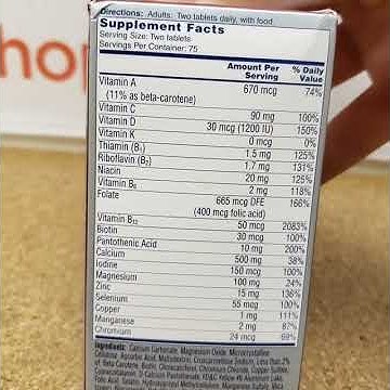 Витамины One a Day Proactive 65 Plus: распаковка из США №561 ...