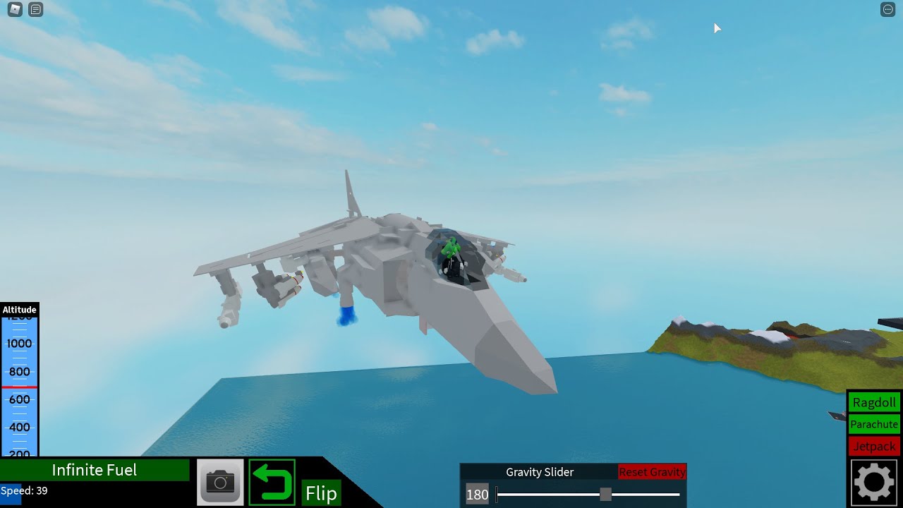 Roblox Plane Crazy showcase Harrier Jump Jet! - YouTube