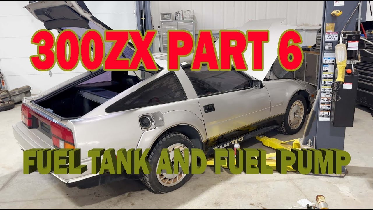 300ZX Part 6 Fuel Tank replaced and New Fuel Pump installed - YouTube