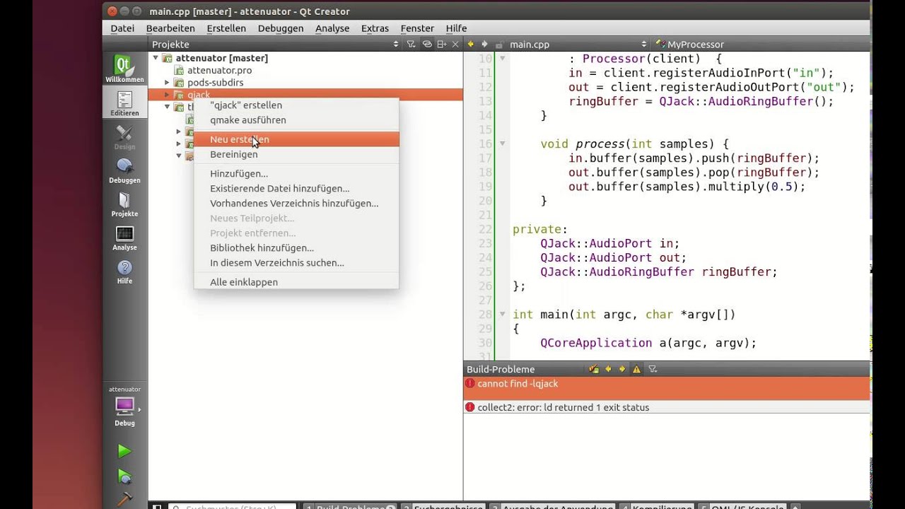 How to build a Qt app using qt-pods from scratch - YouTube