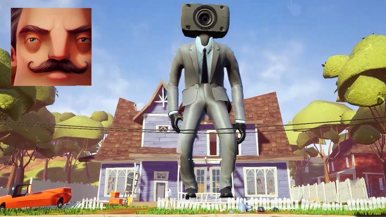 Hello Neighbor - My New Neighbor Skibidi Toilets Big Speakerman Act 1 ...