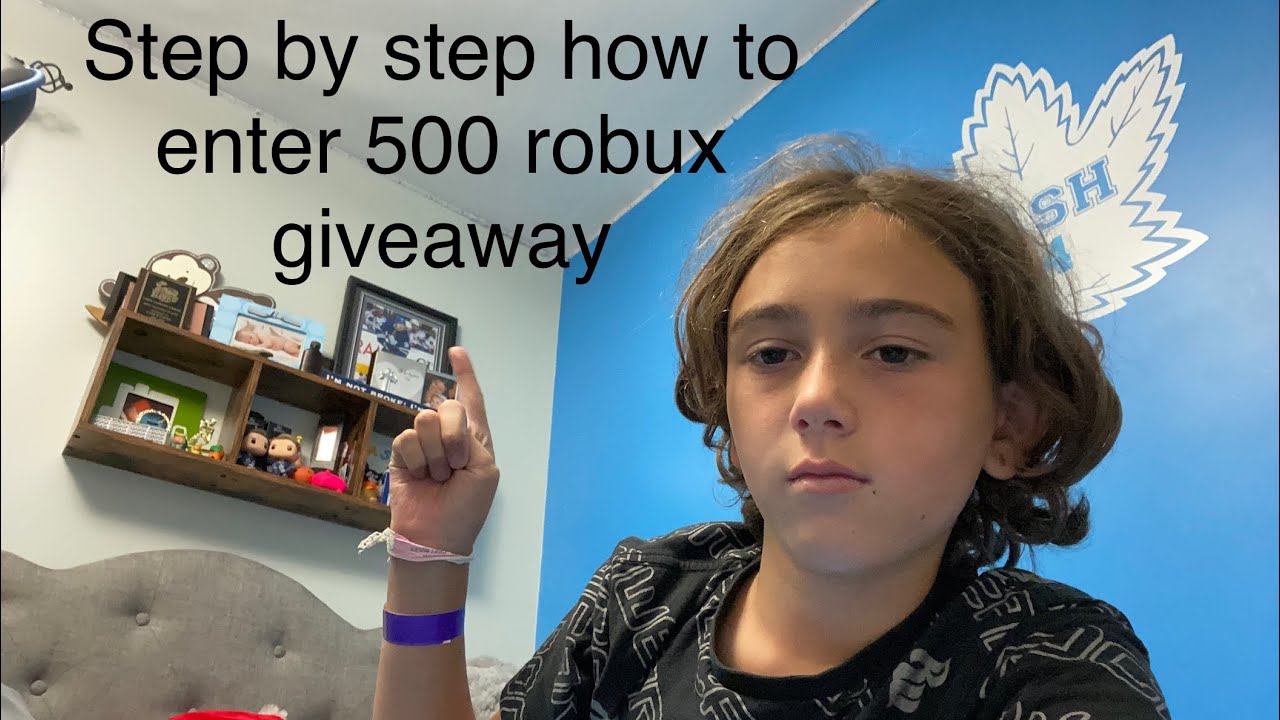 Step by step! How to enter my 500 Robux giveaway!!! Only 2 easy steps ...