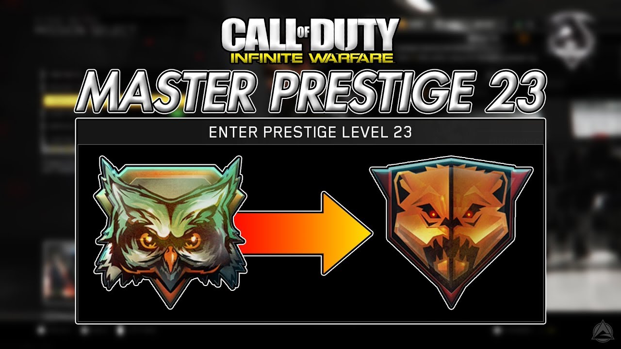 MASTER PRESTIGE 23! HANDGUNS 30% EXTRA XP! [Infinite Warfare Road to ...