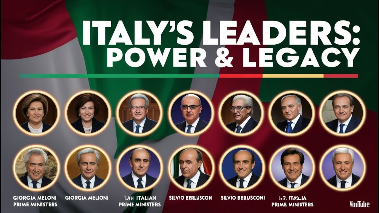 Italy's Last 10 Prime Ministers: Power, Politics, and Legacy - YouTube