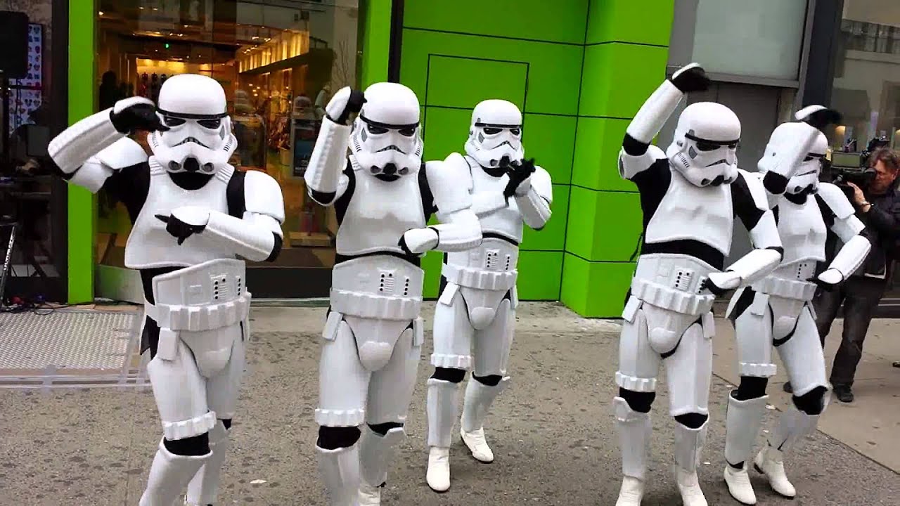 StarWars crocs storm trooper dance - YouTube