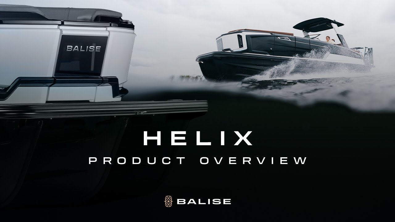 Discover the Helix, A Luxury Pontoon Experience - YouTube