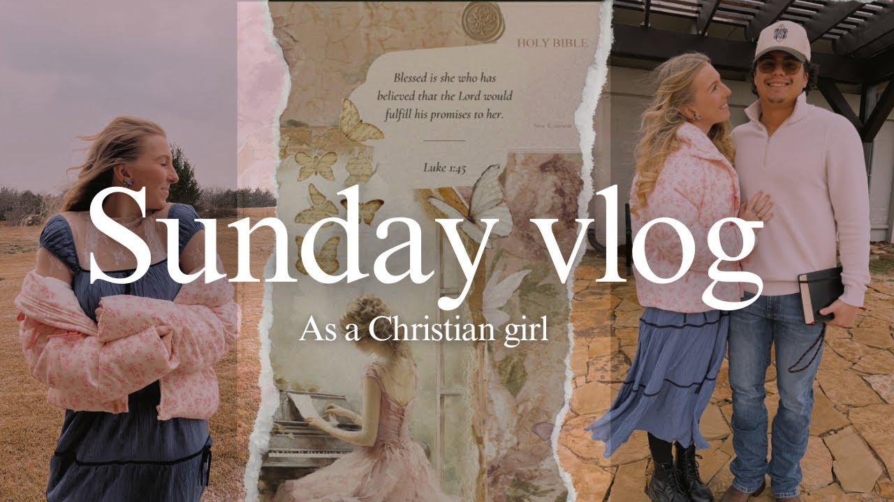 SUNDAY VLOG AS A CHRISTIAN GIRLY🎀 - YouTube