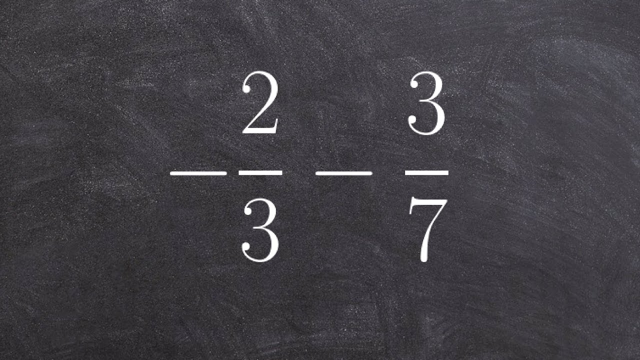 Easy Way To Subtract Two Fractions With Unlike Denominators To Easy Way To Subtract Two Fractions With Unlike Denominators To