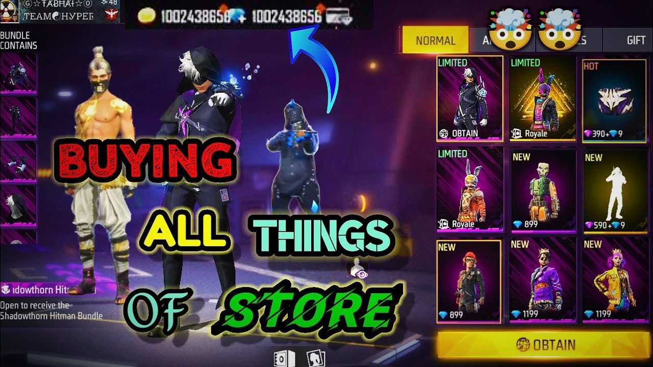 Buying All Things From Store 🤩 || Pink Diamond Store || All Rare Items ...