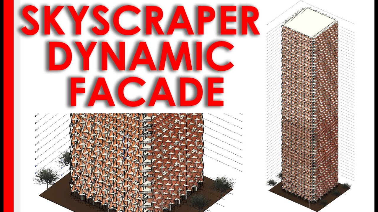 DYNAMIC FACADE Modelling in REVIT |Skyscraper Parametric façade design ...