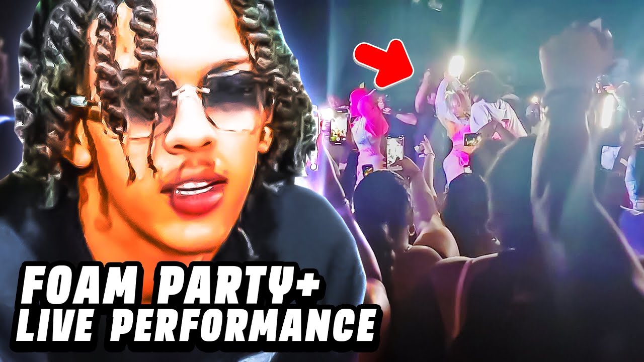 Zaay Pull Up To A Foam Party With All The Baddies😍 Special Guest Performance !! (IRL STREAM) Pt ...